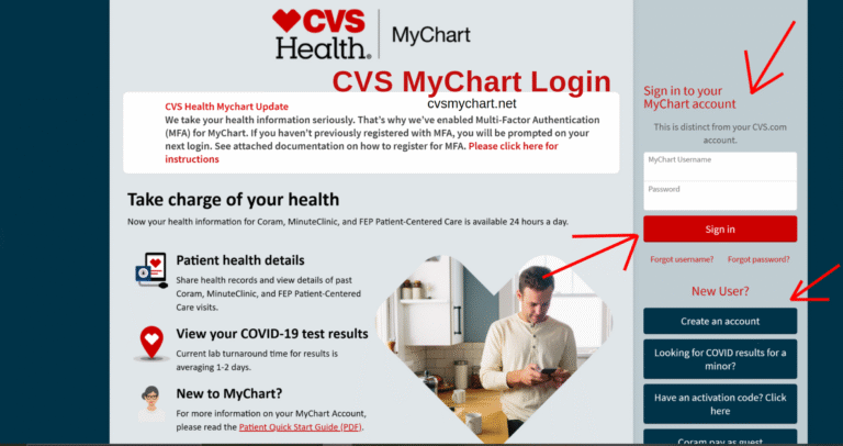 MyChart Login - CVS MyChart