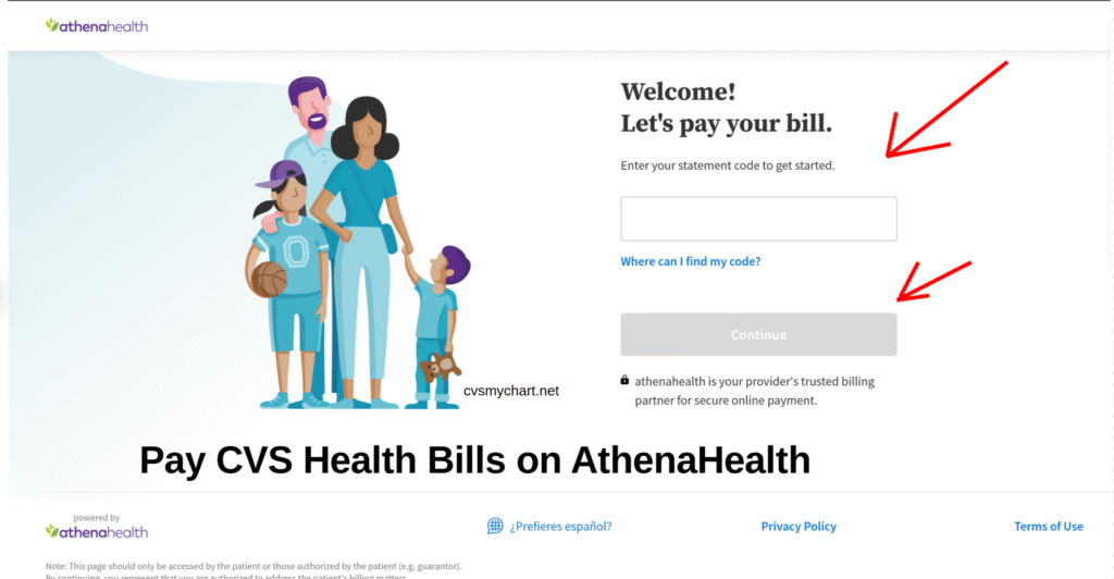 Pay Bills - CVS MyChart