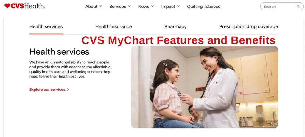 CVS MyChart Features - CVS MyChart