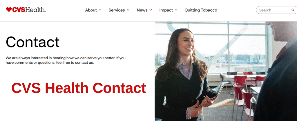 Contact Us - CVS MyChart