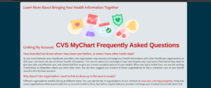 Frequently Asked Questions (FAQs) - CVS MyChart